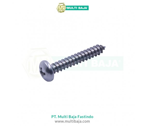 Jual Baut Tapping (Tapping Screw) Pan Head DIN 7981 - PT Multi Baja ...